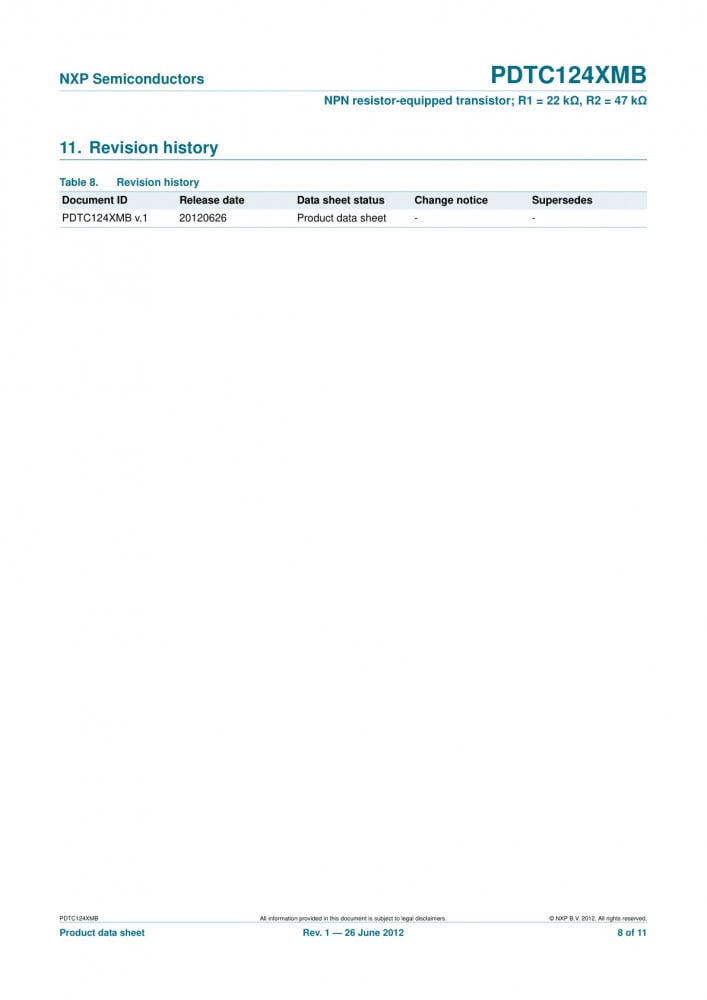 PDTC124XMB datasheet page 9