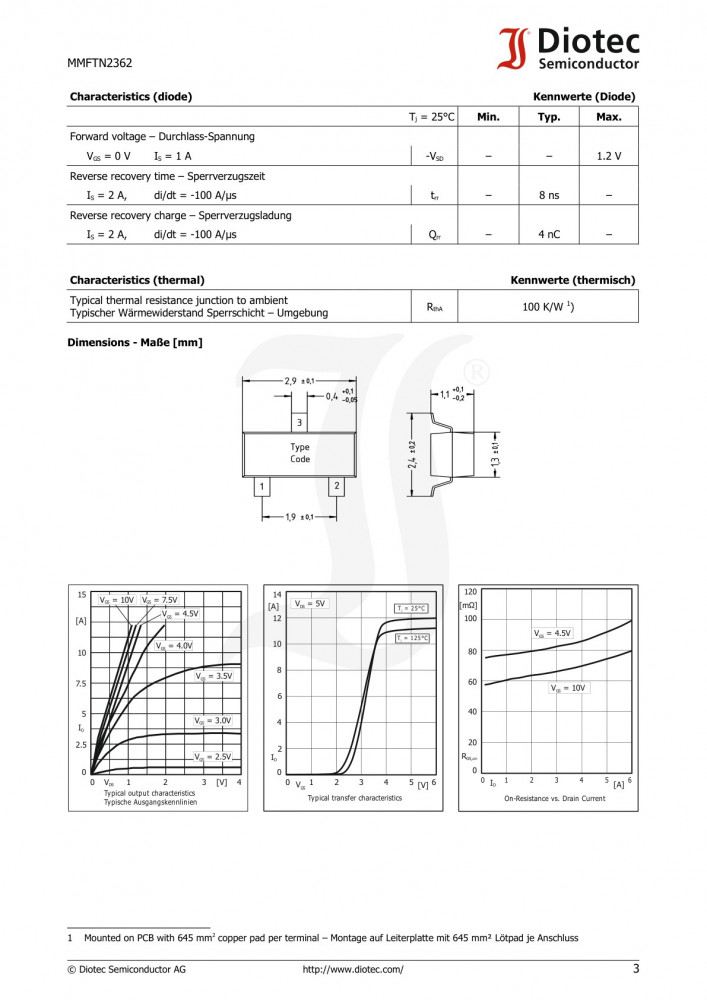 MMFTN2362 datasheet page 3