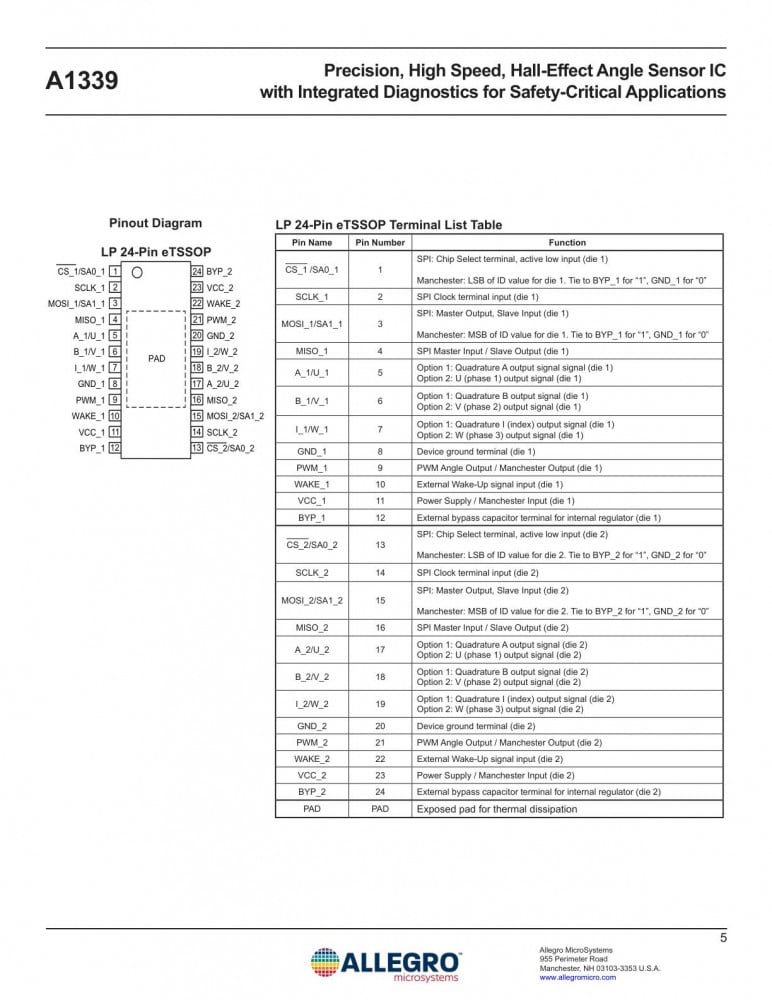 A1339 datasheet page 5