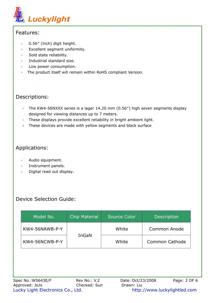 Technical document page 2