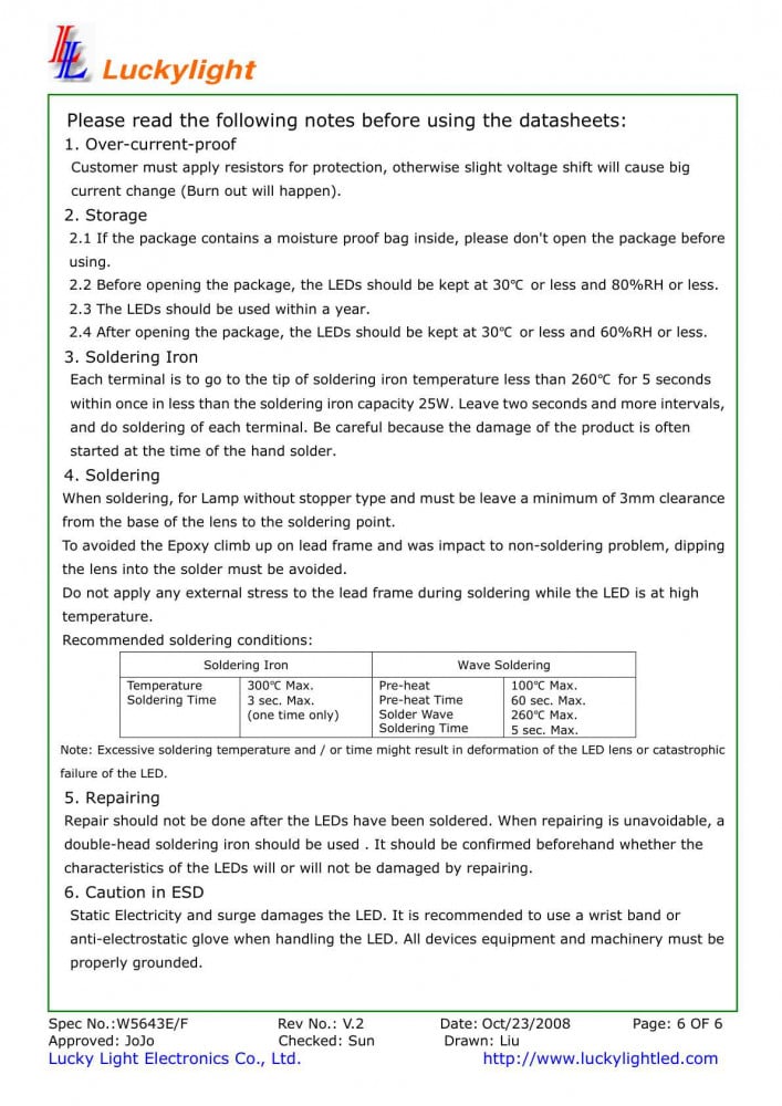 Technical document page 6