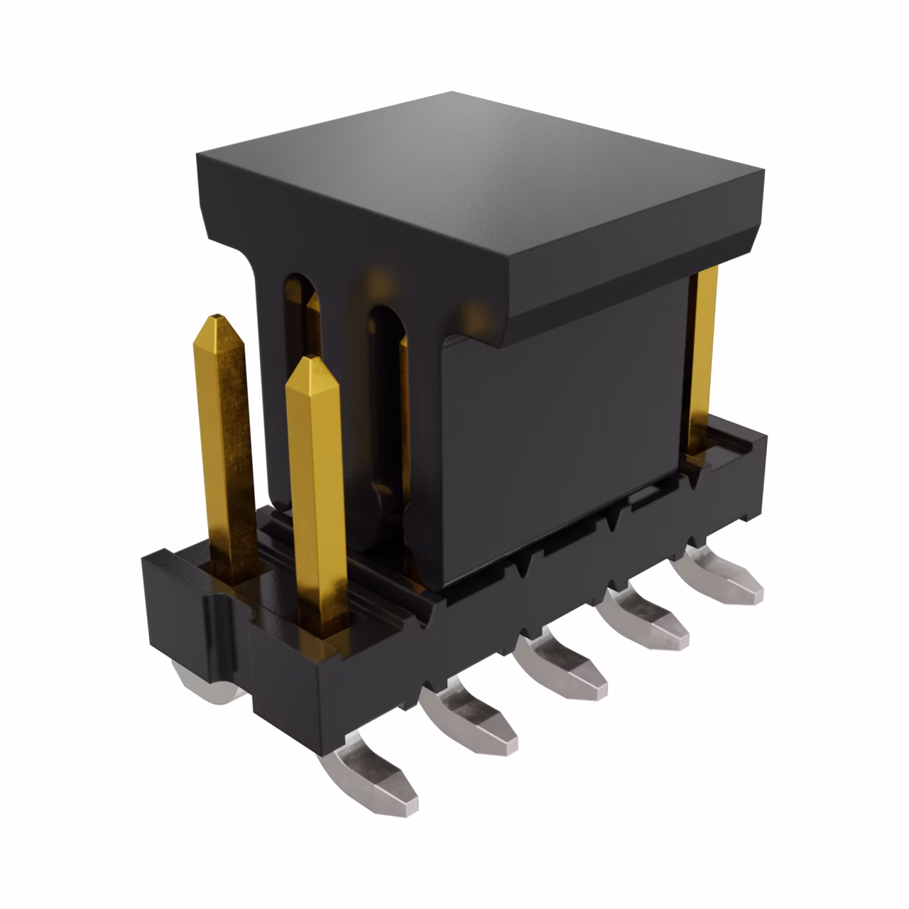 Milli-Grid PCB Header, 2.00mm Pitch, Surface Mount, Single Row, Dual Body, Vertical, 10 Circuits, 2.50µm Tin (Sn) Plating, 10.67mm Stacking Height, Tape and Reel, with Cap, Lead-Free