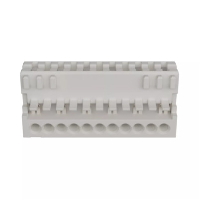 Appli-Mate RAST 2.5 Female Connector, 5.00mm Pitch, 6 Circuits, Position D, E, F, G, H and I Removed, Open Endwalls for sale