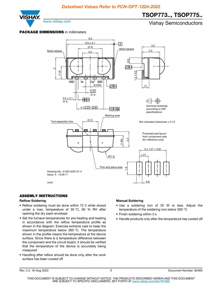 TSOP77338TR technical document page 7