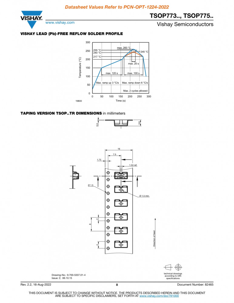 TSOP77338TR technical document page 8