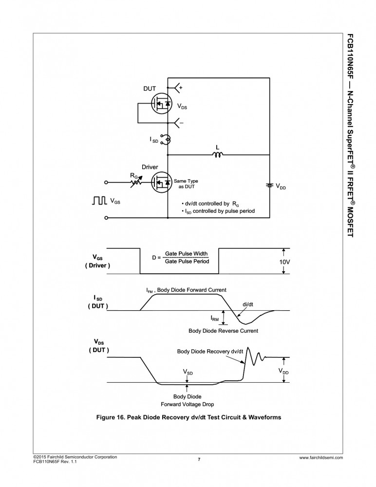 FCB110N65F datasheet page 8