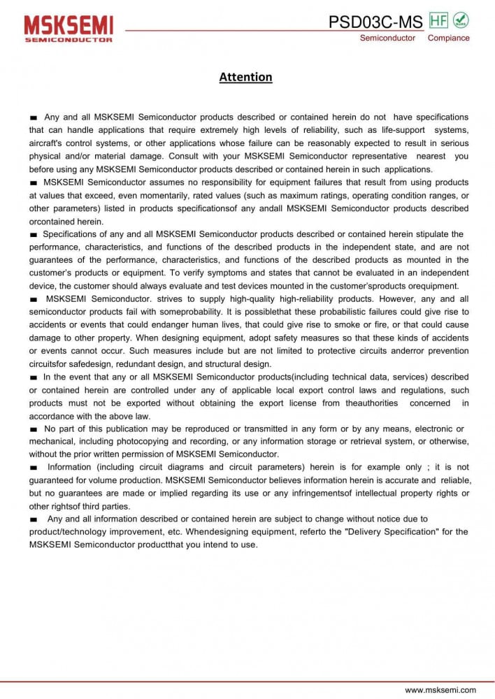 PSD03C-MS datasheet page 5