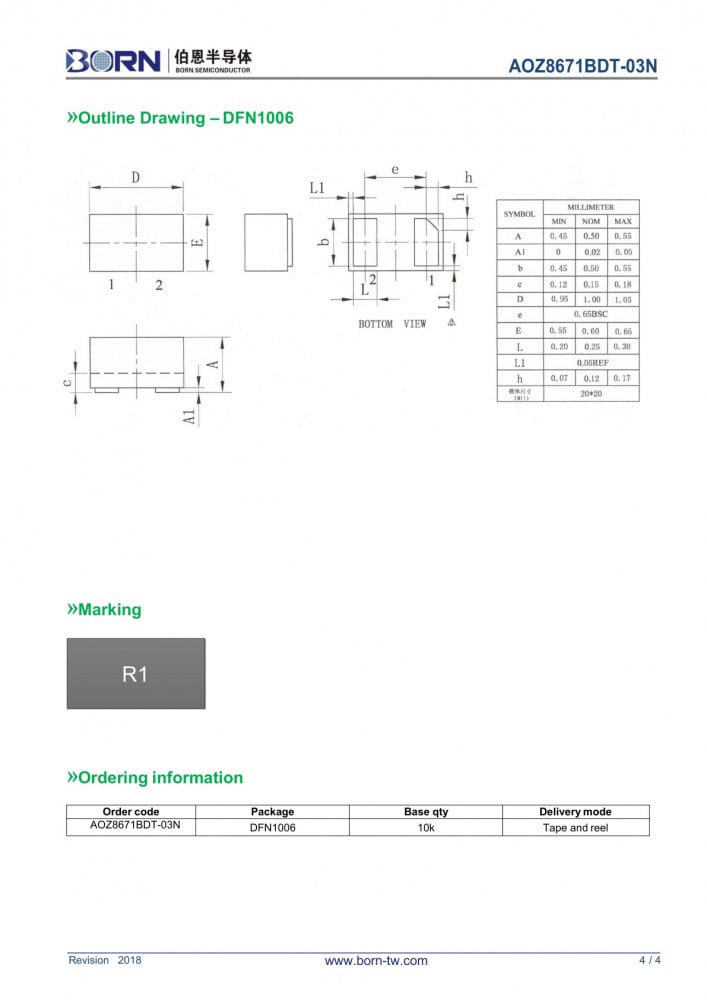 AOZ8671BDT-03N datasheet page 4