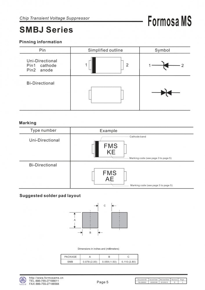 SMBJ series datasheet page 5