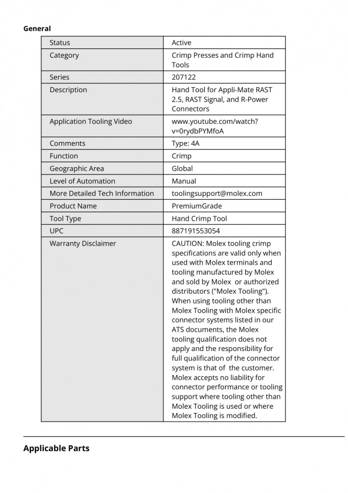 Document page 2 for MOLEX 638272900