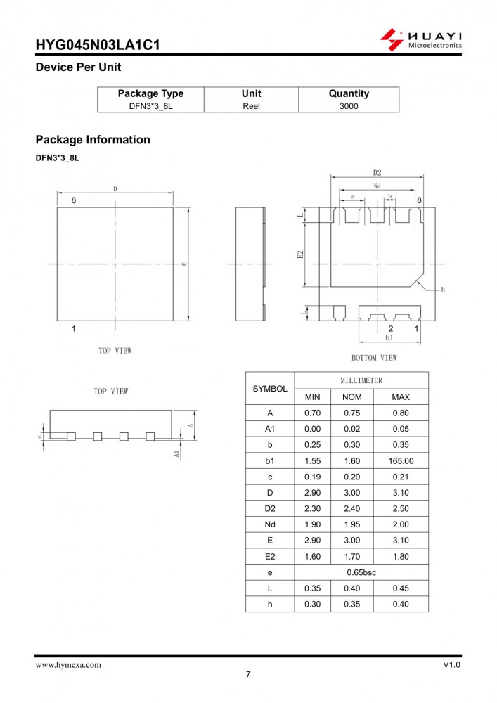 HYG045N03LA1C1 datasheet page 7