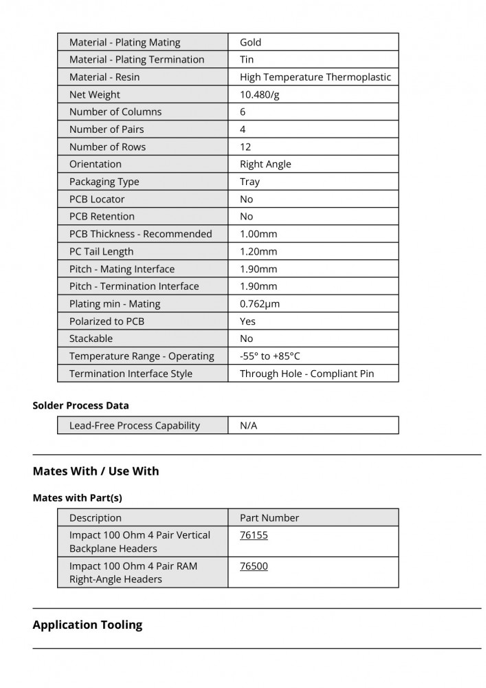 MOLEX 761605006 document page 3