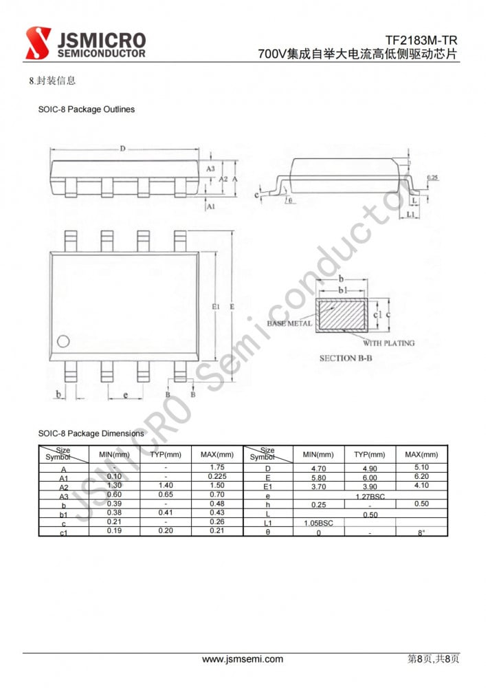 TF2183M-TR datasheet page 8