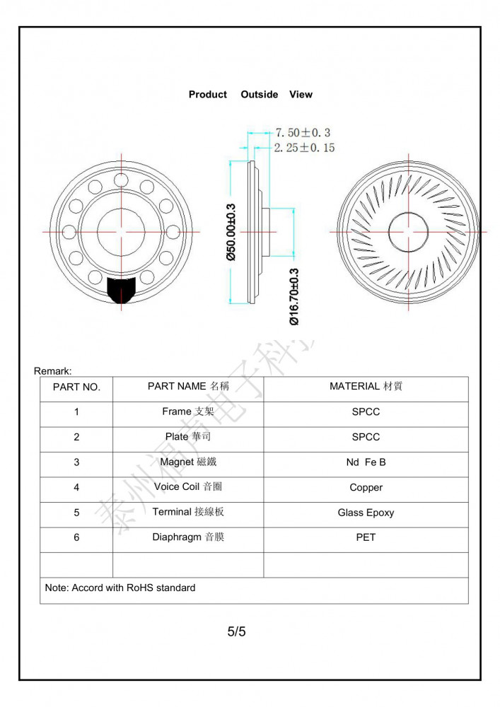 FS50MS0820-H7.5 product outside view page 6
