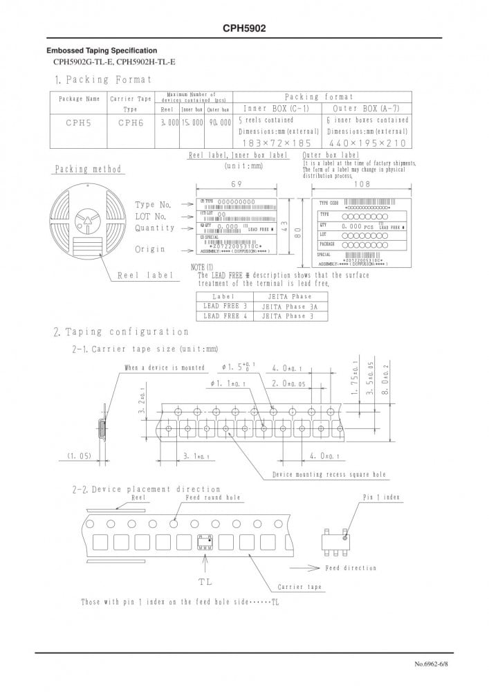 CPH5902G-TL-E datasheet page 6
