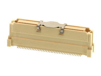 0.635mm Pitch SlimStack Receptacle, Surface Mount, Dual Row, Vertical Stacking, 11.00 to 16.00mm Stacking Heights, 40 Circuits