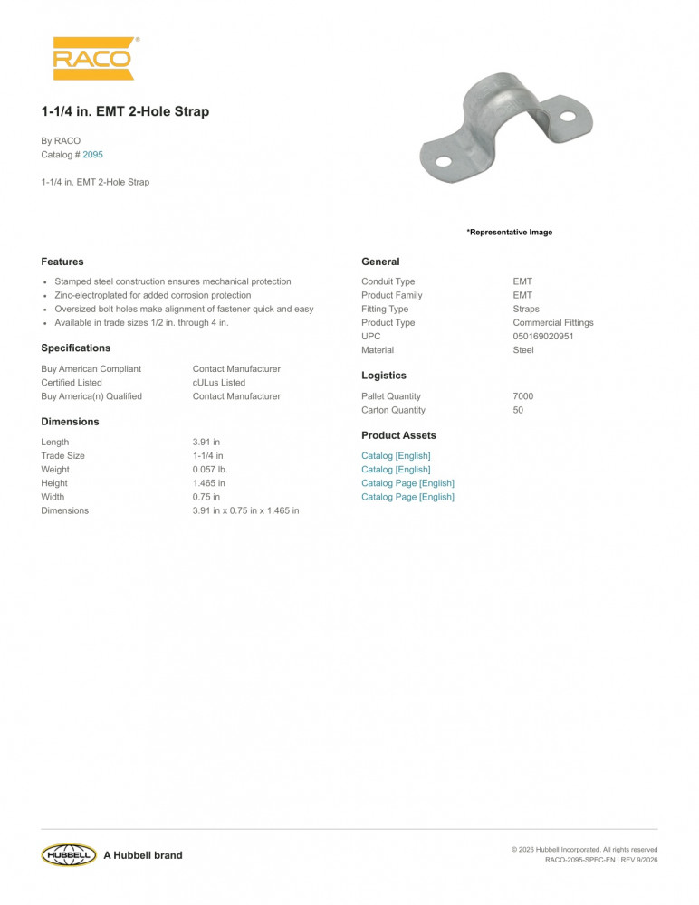 Catalog document image associated with product 2095