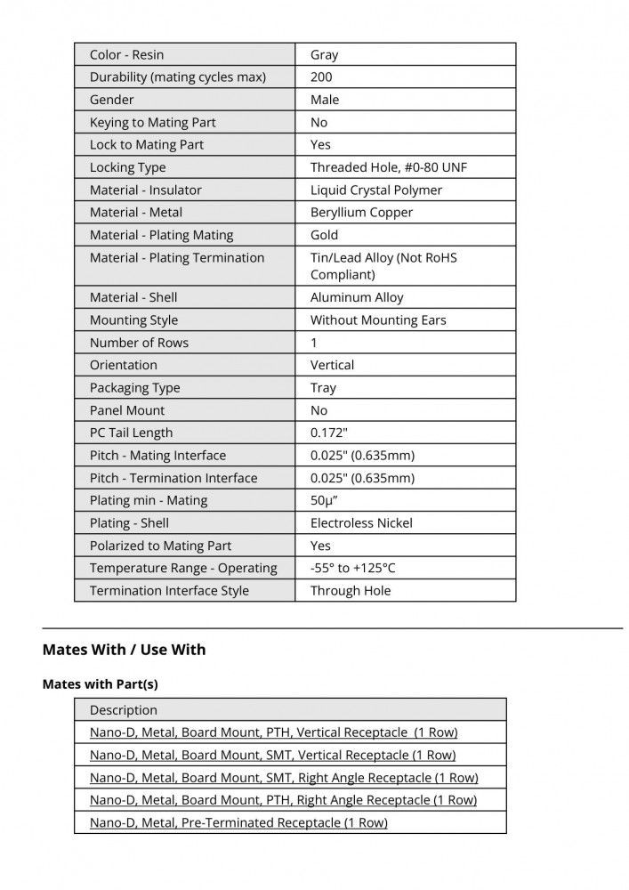Product document preview, page 2
