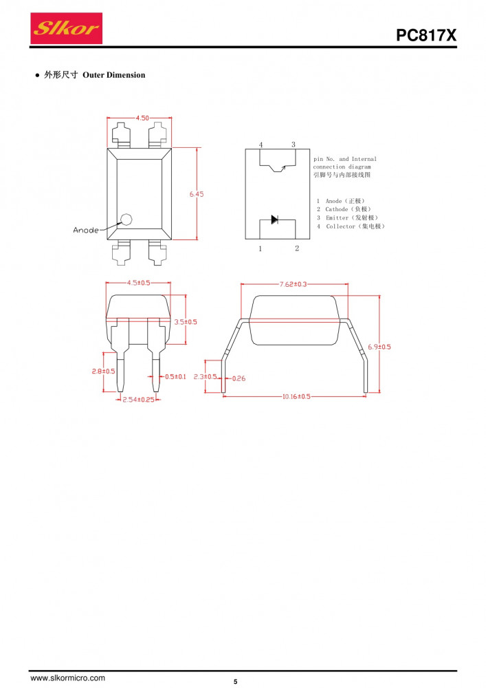 PC817B datasheet page 5