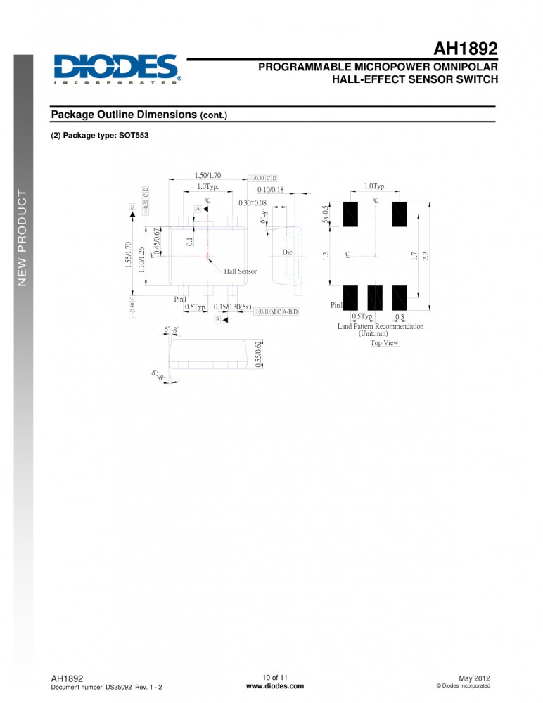AH1892 datasheet page 10