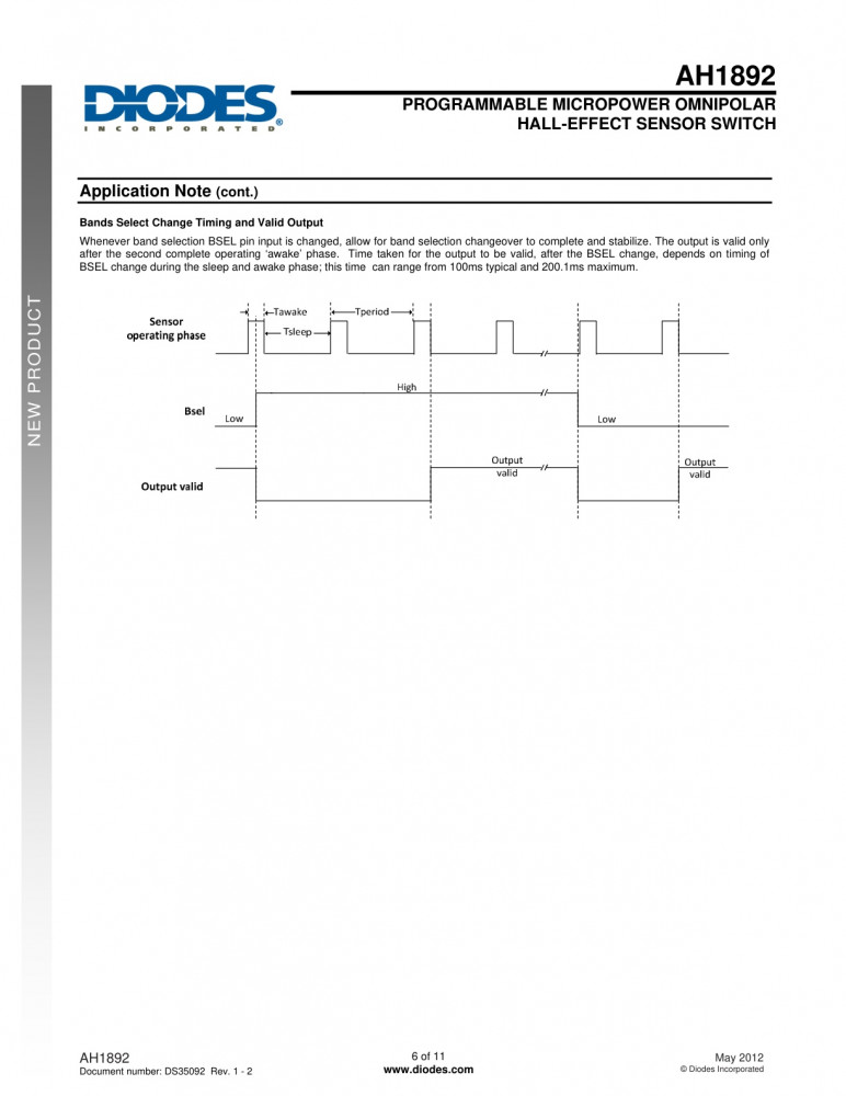 AH1892 datasheet page 6