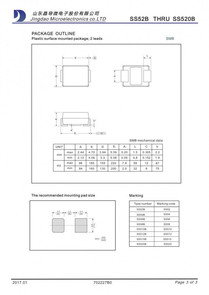 SS56B datasheet page 3