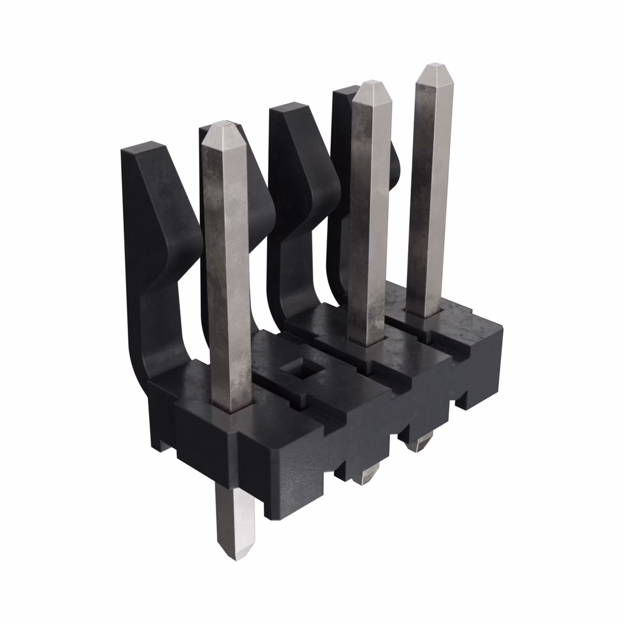 KK 396 Breakaway Header, Vertical, Square Pin, with Friction Lock, 4 Circuits, Circuit 3 Voided, 1.52µm Matte Tin (Sn) Plating, 4.37mm Tail Length, 11.43mm Mating Pin Length for sale