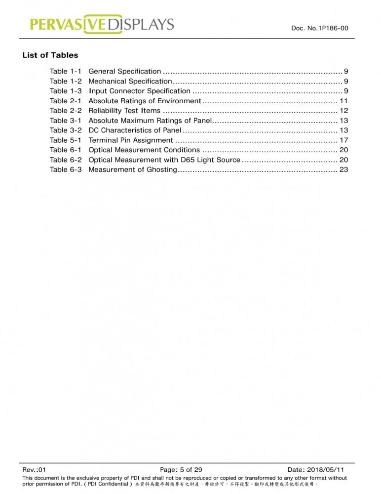 E2271CS091 specification page 5