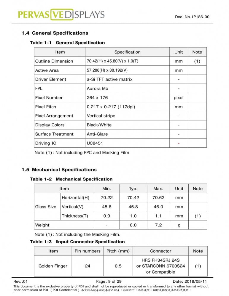 E2271CS091 specification page 9
