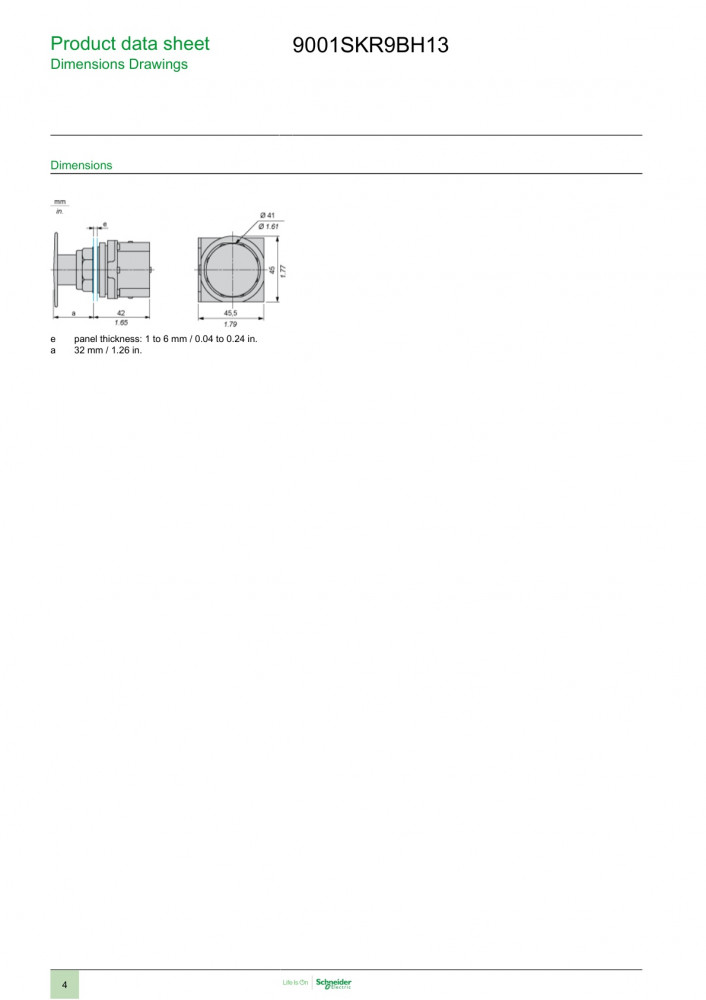 9001SKR9BH13 technical document page 4
