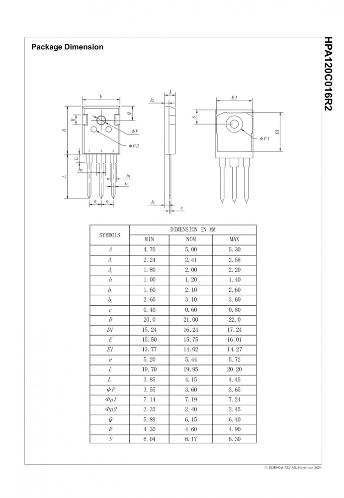 HPA120C016R2 datasheet page 7