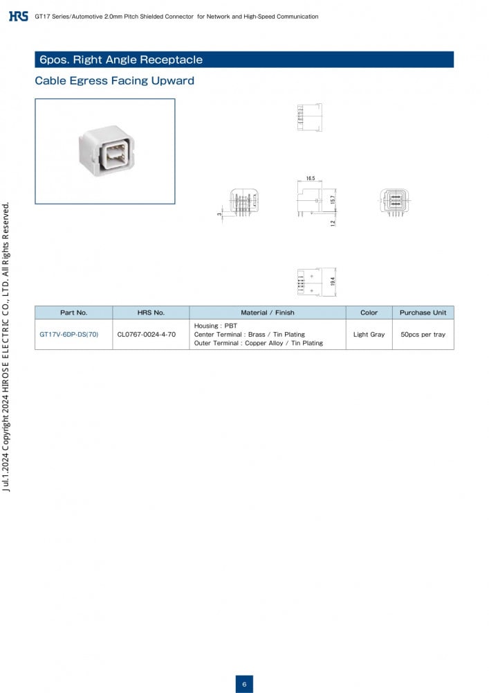 GT17 Series document page 6