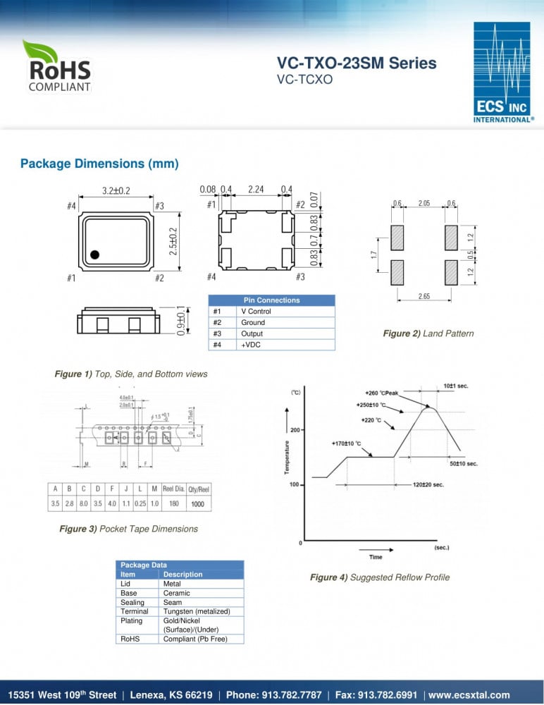 ECS VC-TXO-23SM datasheet page 2