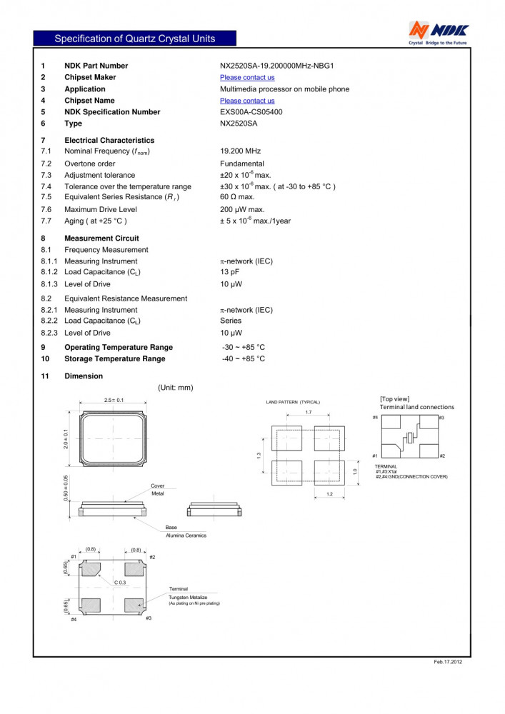 EXS00A-CS05400 technical document page 1