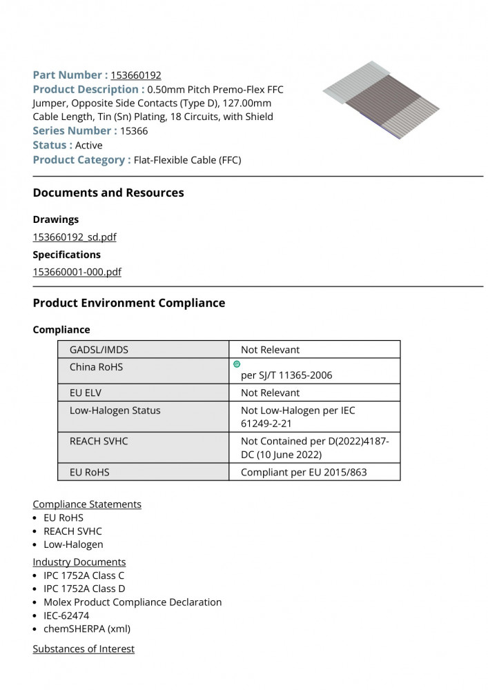 Product document preview, page 1