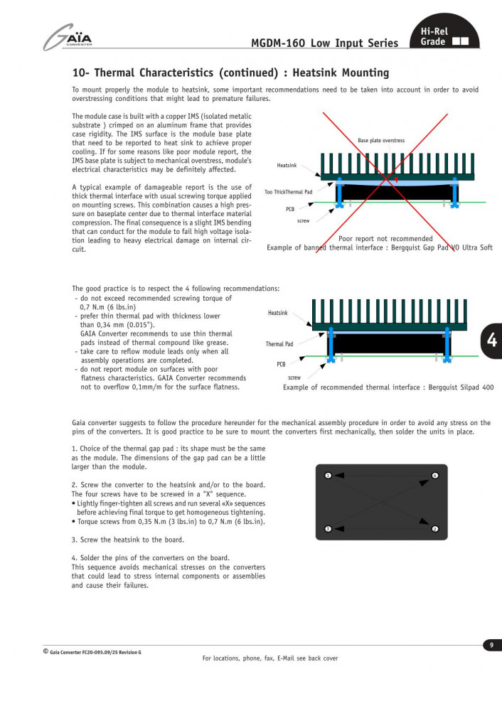 MGDM-160 datasheet page 9