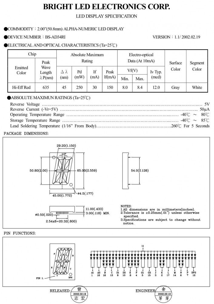 BS-AD34RI technical document page 1