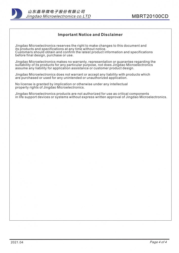 MBRT20100CD datasheet page 4