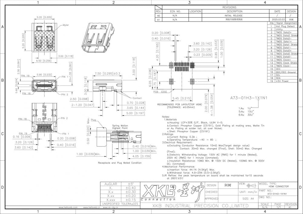 A73-01H3-111N2 technical document preview