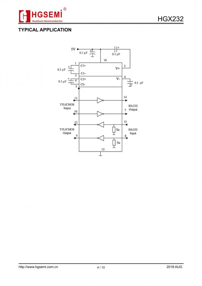 HGX232 datasheet page 4