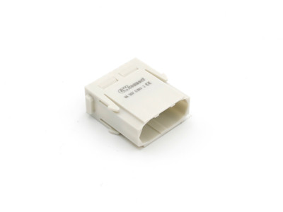 Heavy-Duty Crimp Contact Insert, Female, 20-Pole, 16A, for Turned Crimp Contacts, Size «34.2x29.2»
