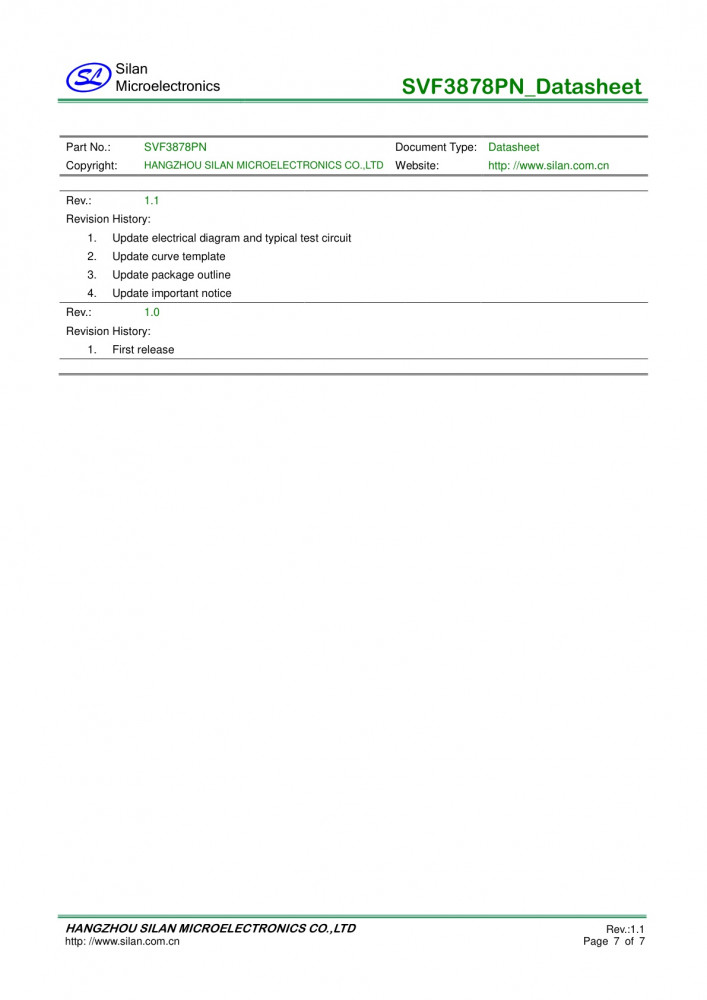SVF3878PN datasheet page 7
