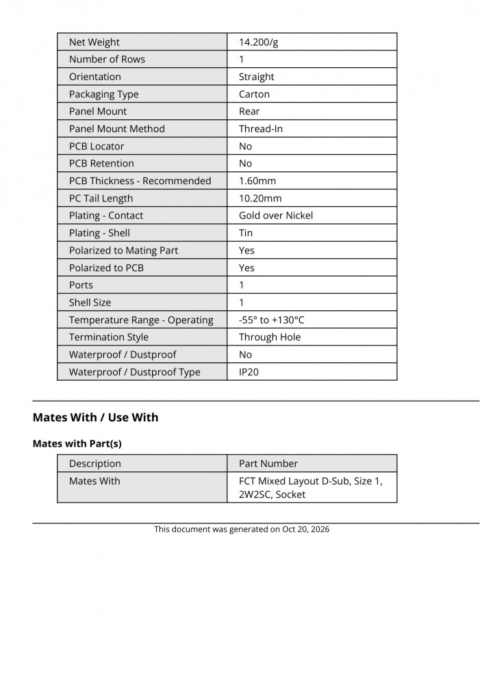 MOLEX 1731071937 technical drawing preview, page 3