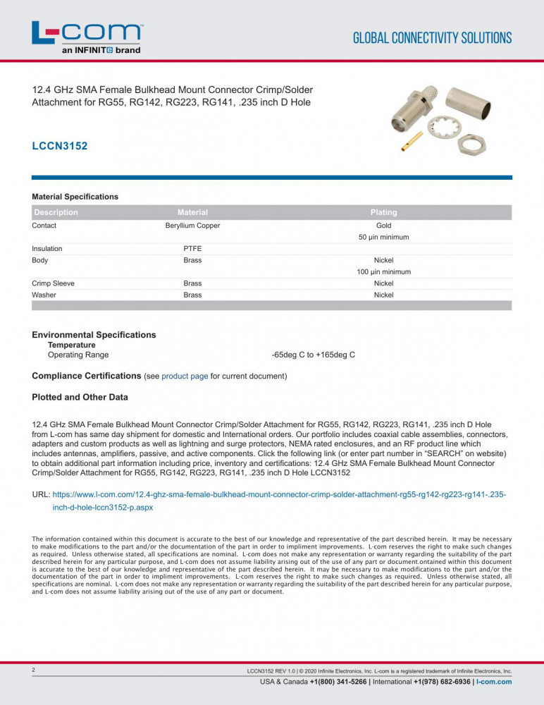 LCCN3152 product documentation page 2