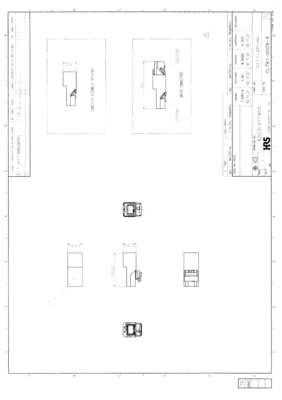 HRS KW30-15P-1C(800) Rectangular Connector Housing