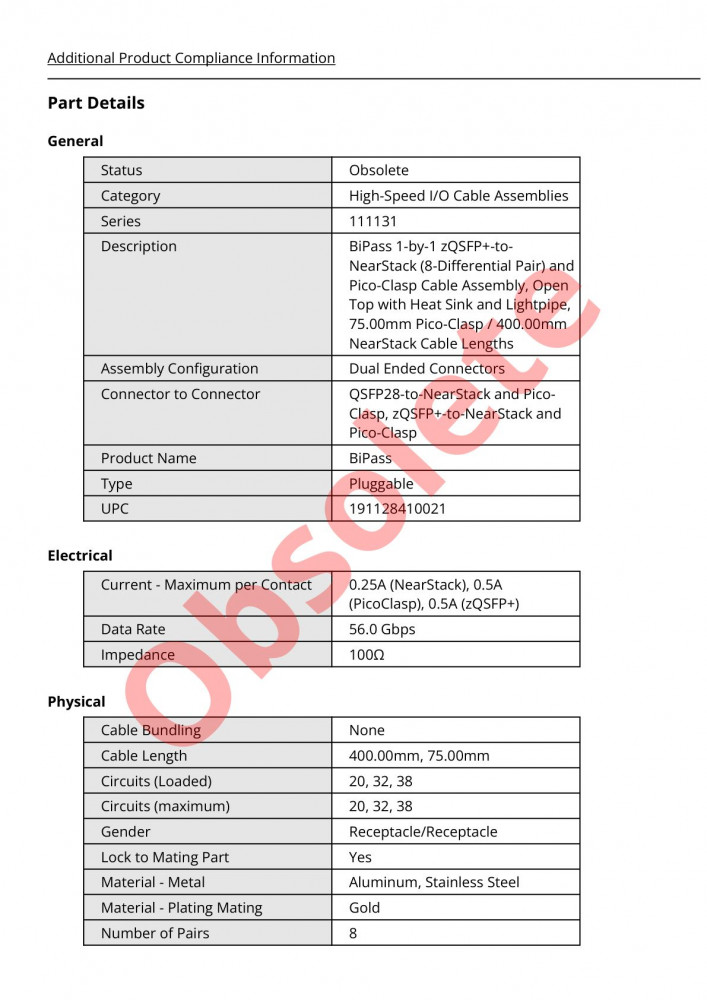 MOLEX 1111311914 product drawing page 2