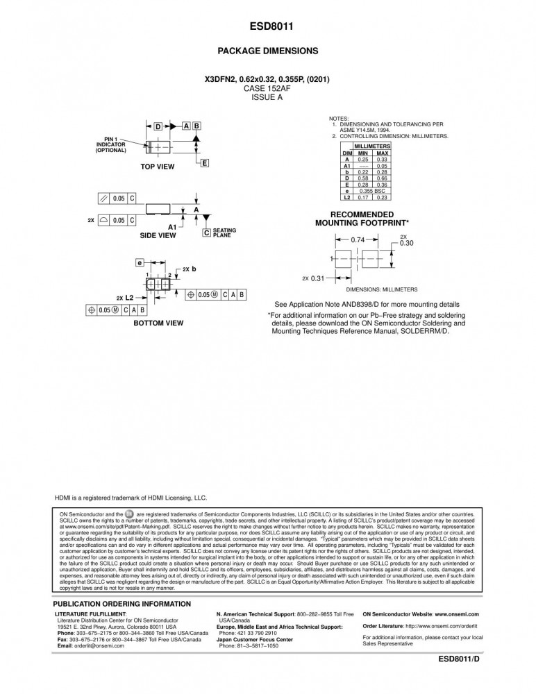 ESD8011 datasheet page 8