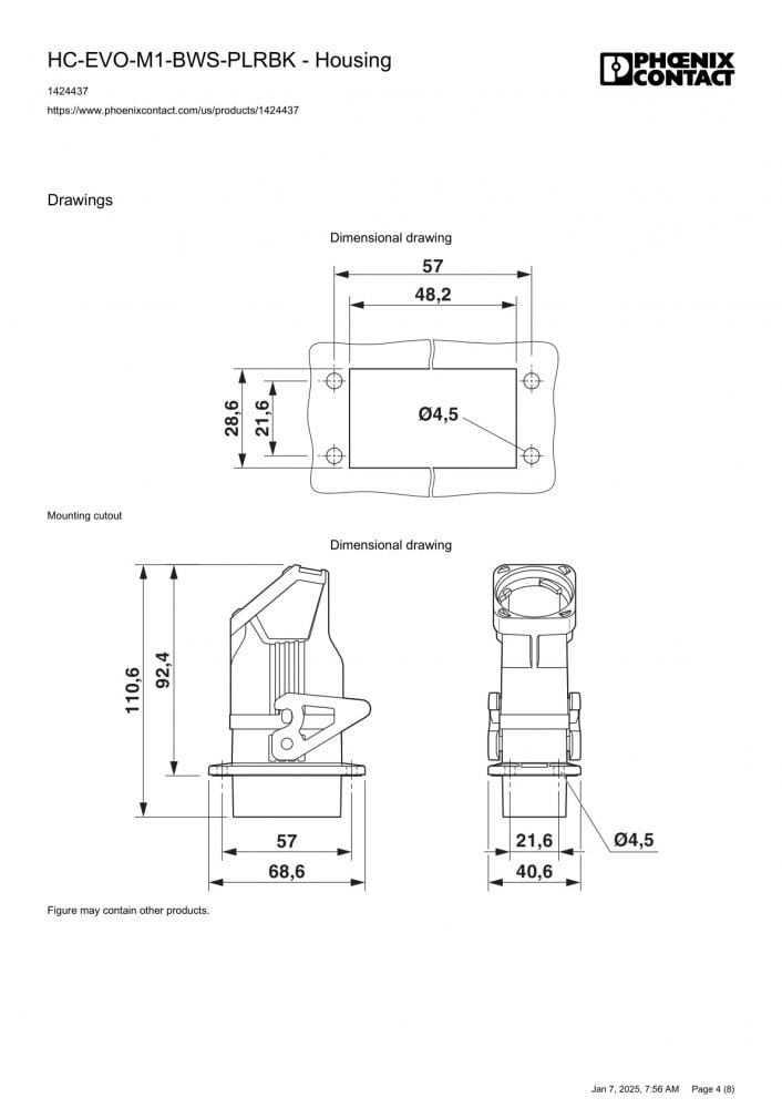 Phoenix Contact 1424437 technical document page 4