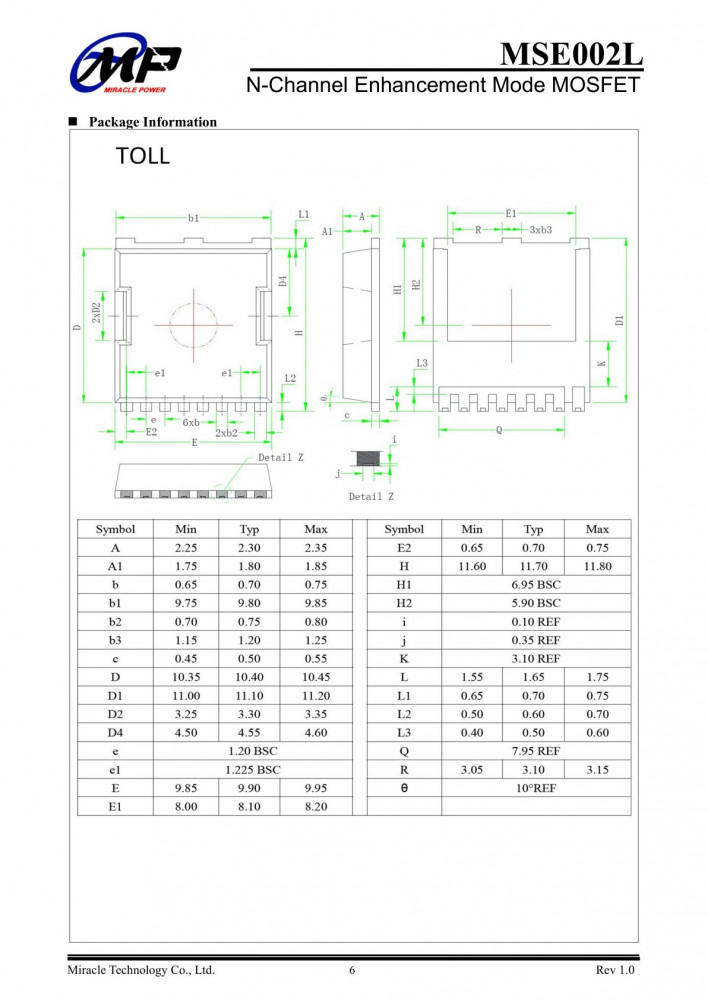 MSE002L datasheet page 6