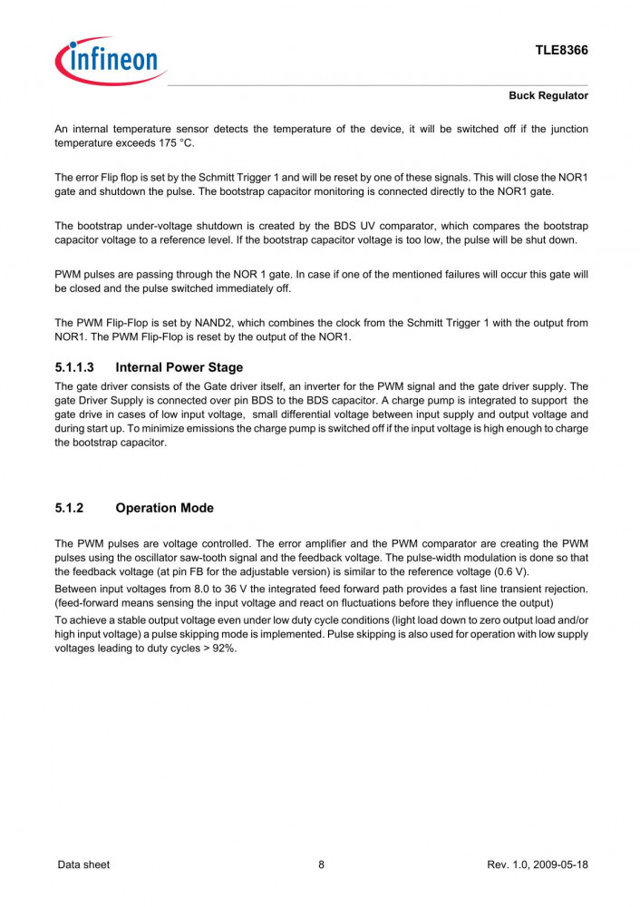 TLE8366 datasheet page 8